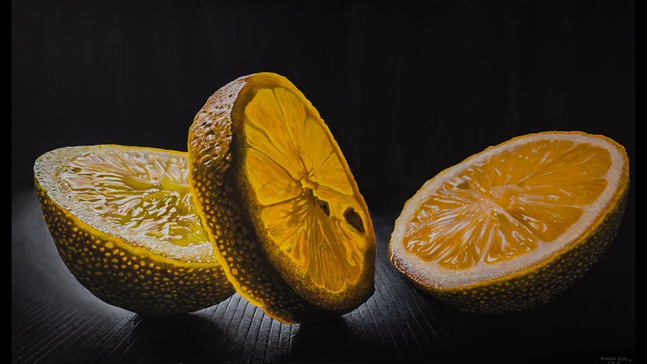 HYPERREALISM! acrylic painting. 148 working hours. "CORE" by Kenneth ...
