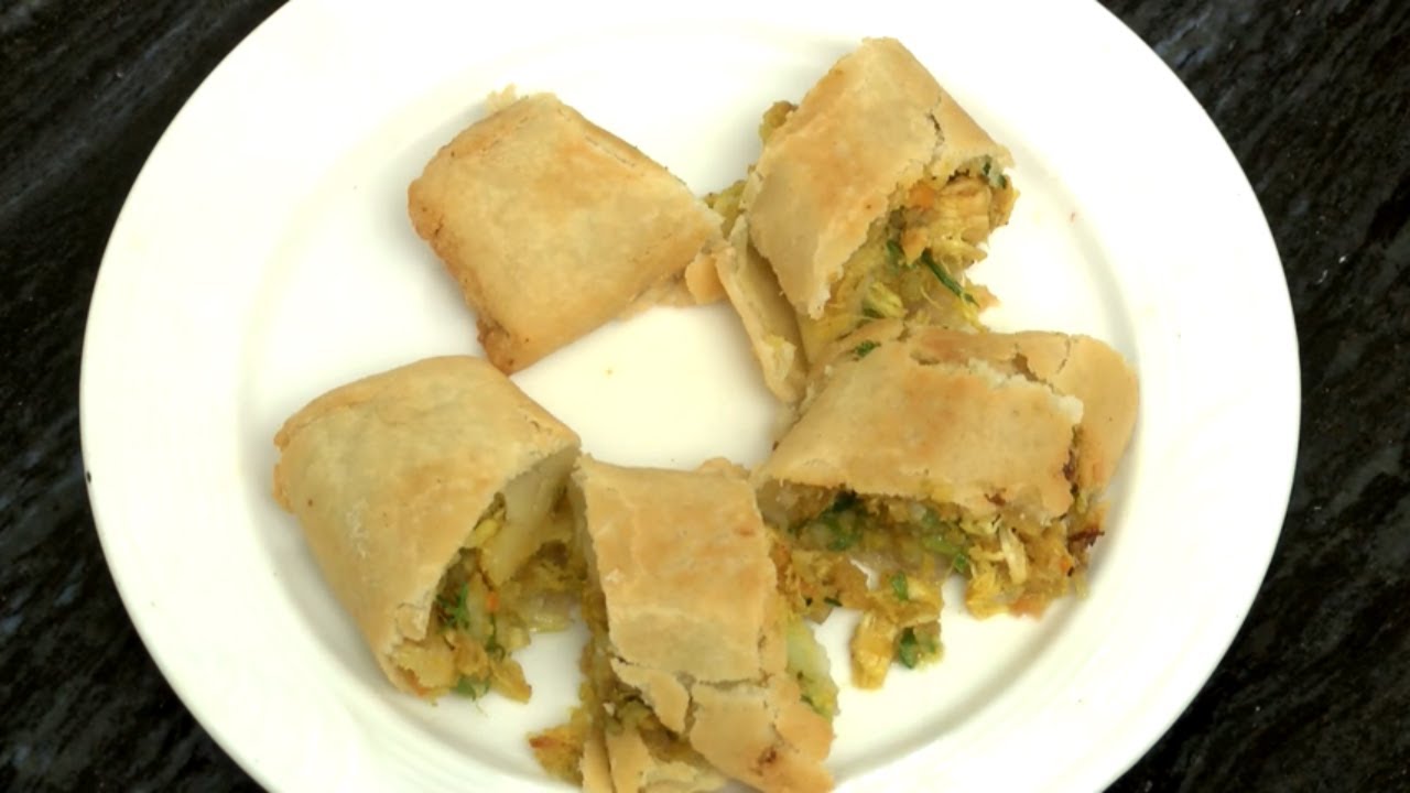 How To Make Chicken Samosa Roll - Redpix Goodlife - YouTube