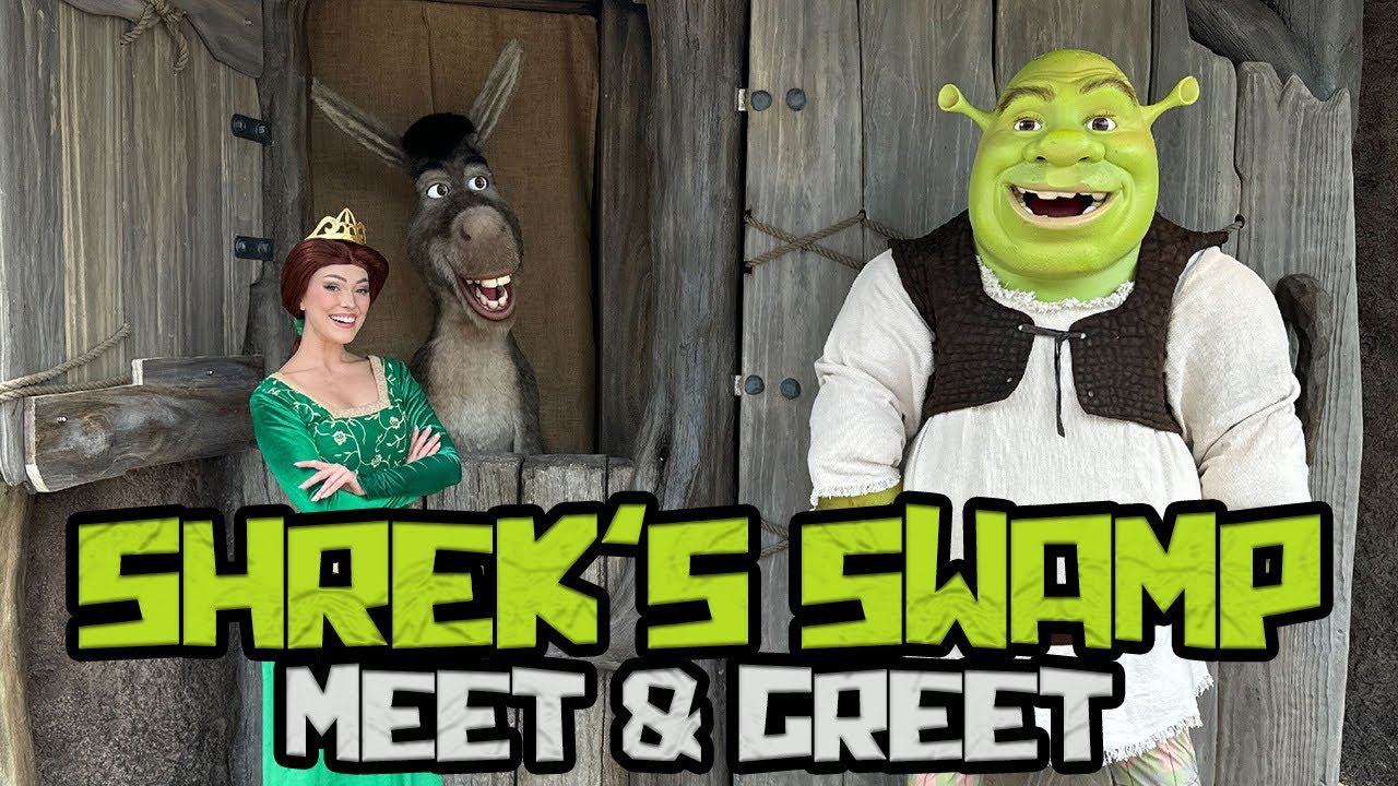 DreamWorks Land Shrek’s Swamp Meet and Greet with Donkey at Universal ...