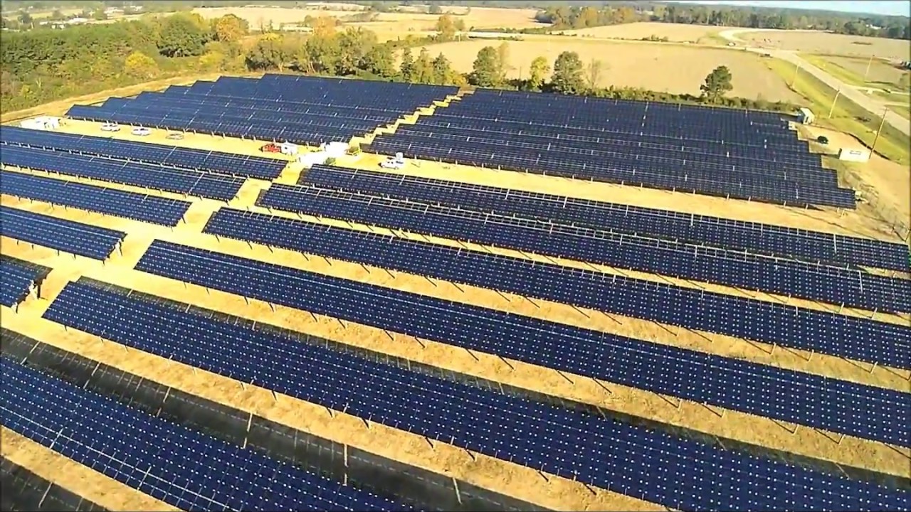 LightWave Solar Installed 2MW for Silicon Ranch in New Albany, MS - YouTube