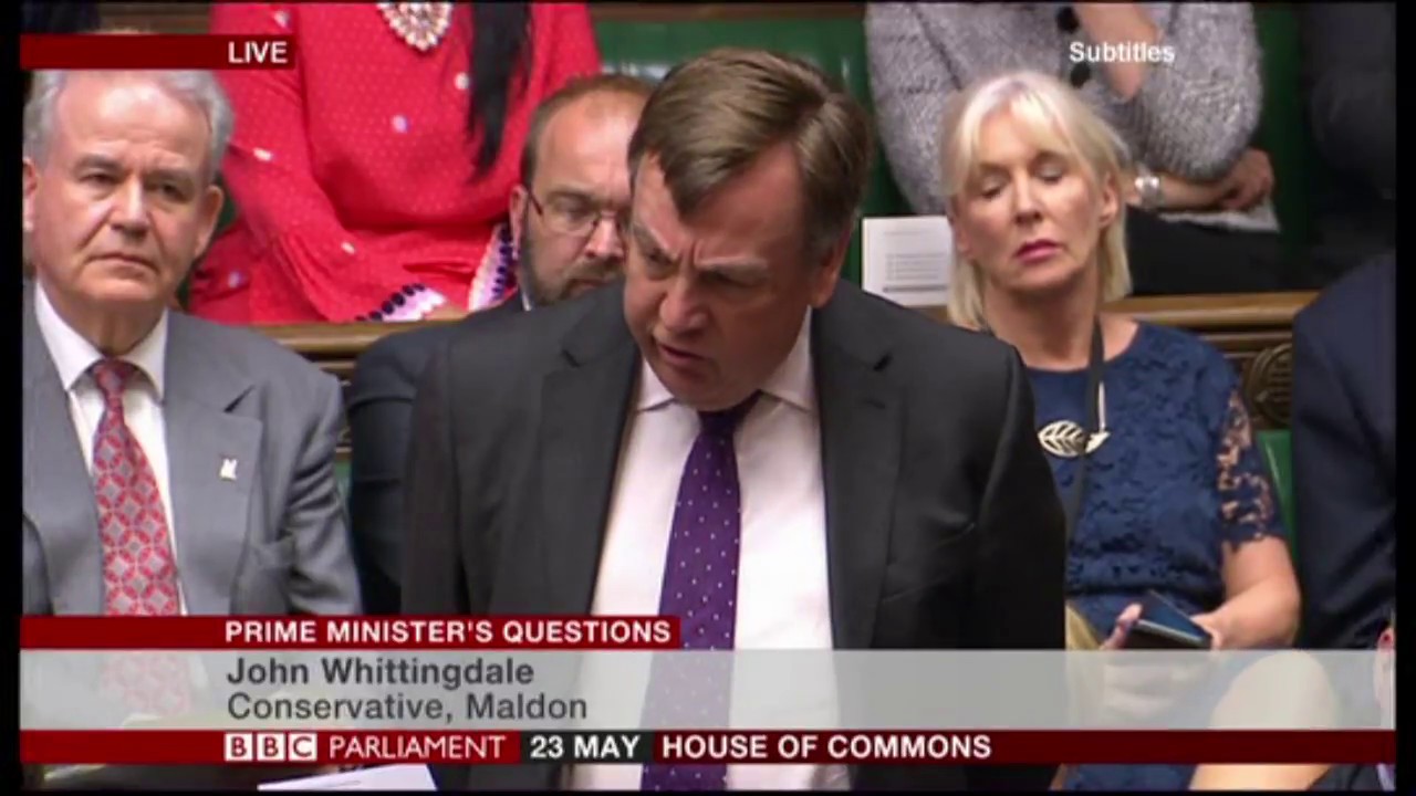The Rt Hon John Whittingdale MP for Maldon asks the PM about Natalie ...