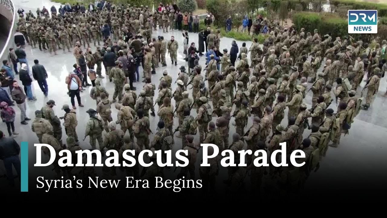 Military Parade in Damascus Post-Assad Era | News Today | AH15 - YouTube
