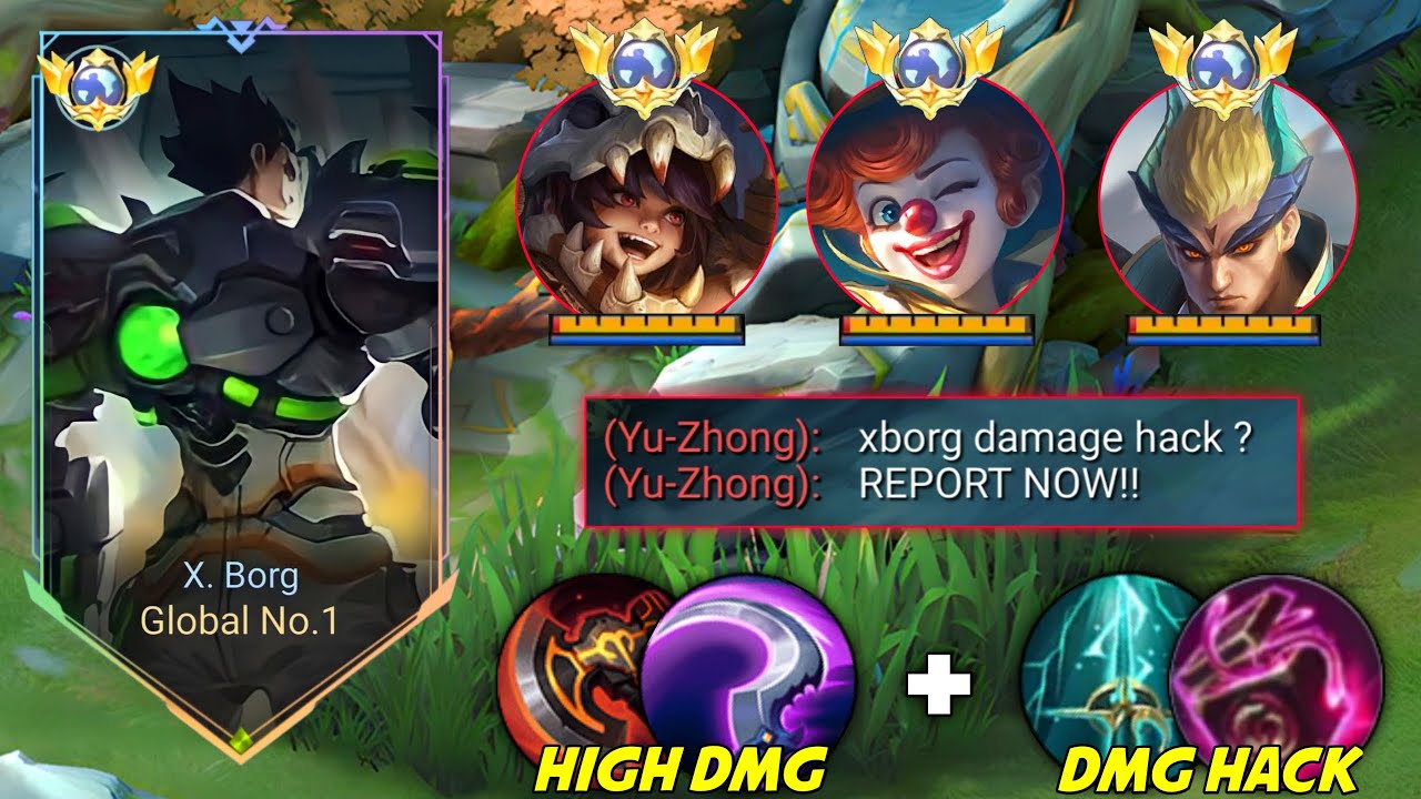BEST BUILD X BORG FOR DAMAGE HACK NEW ITEMS 😱!! - Mobile Legends - YouTube