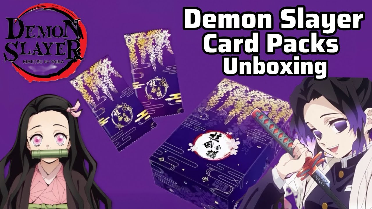Opening a Full Box of Demon Slayer Card Packs! | Beautiful Cards & So ...