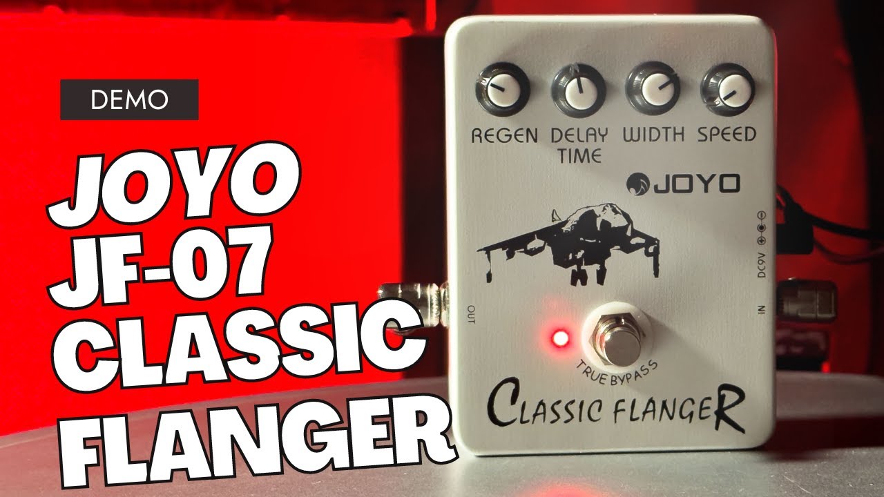 Joyo JF-07 Classic Flanger pedal - YouTube
