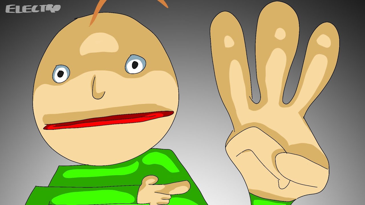 baldi says three | Animation Meme - YouTube