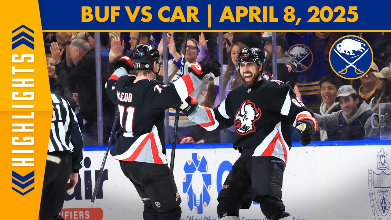 James Reimer Shutout | Buffalo Sabres Victory Over Carolina Marks 5th ...