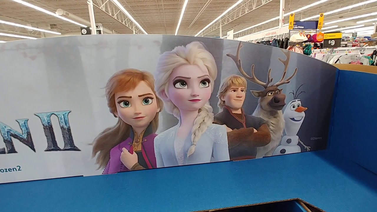 Frozen II Display At Walmart - Pt. 1 - 2019 - YouTube