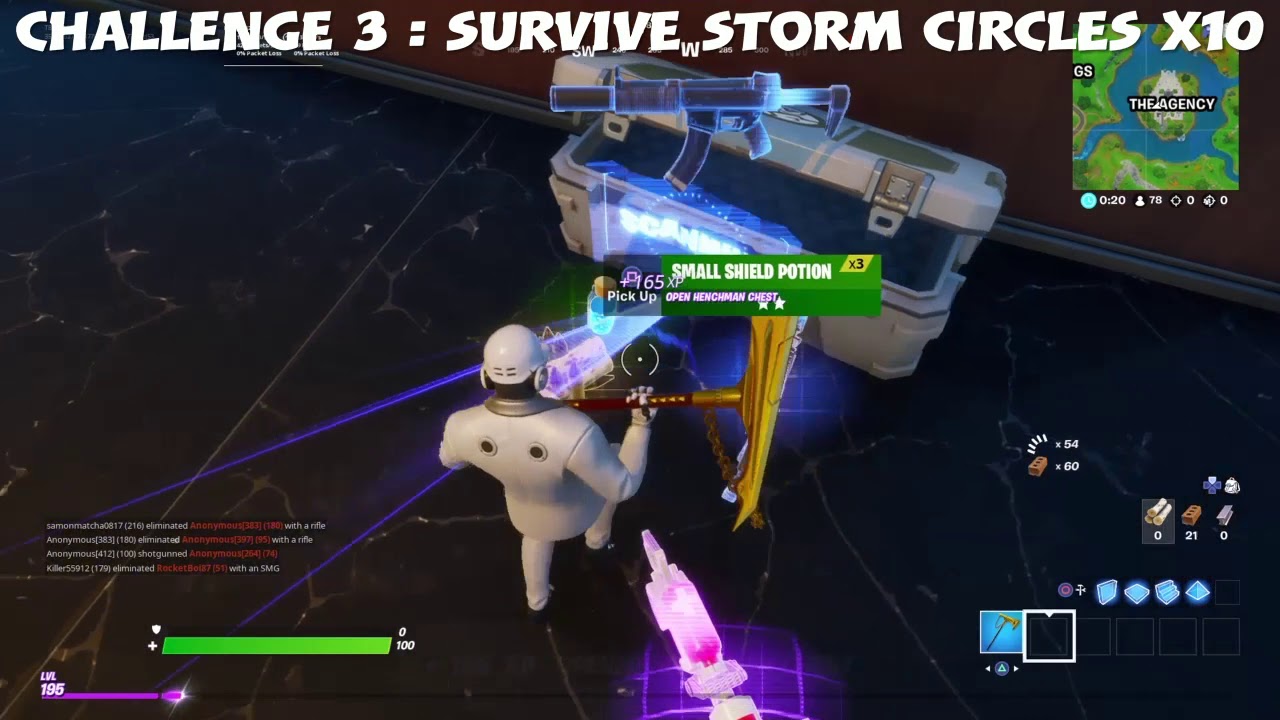 How To Complete All The *NEW* STORM THE AGENCY Challenges In Fortnite ...