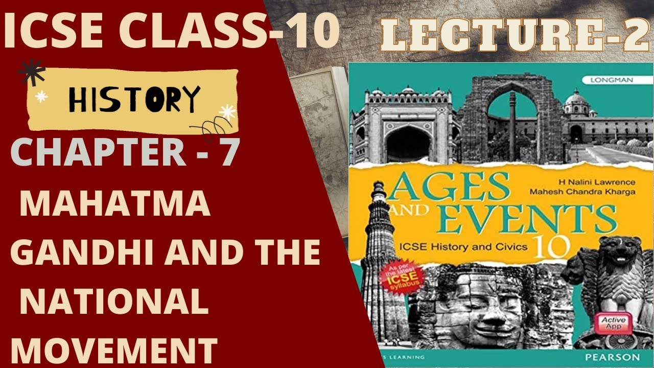 ICSE Class-10 || History || Ch-7 Mahatma Gandhi And The National ...
