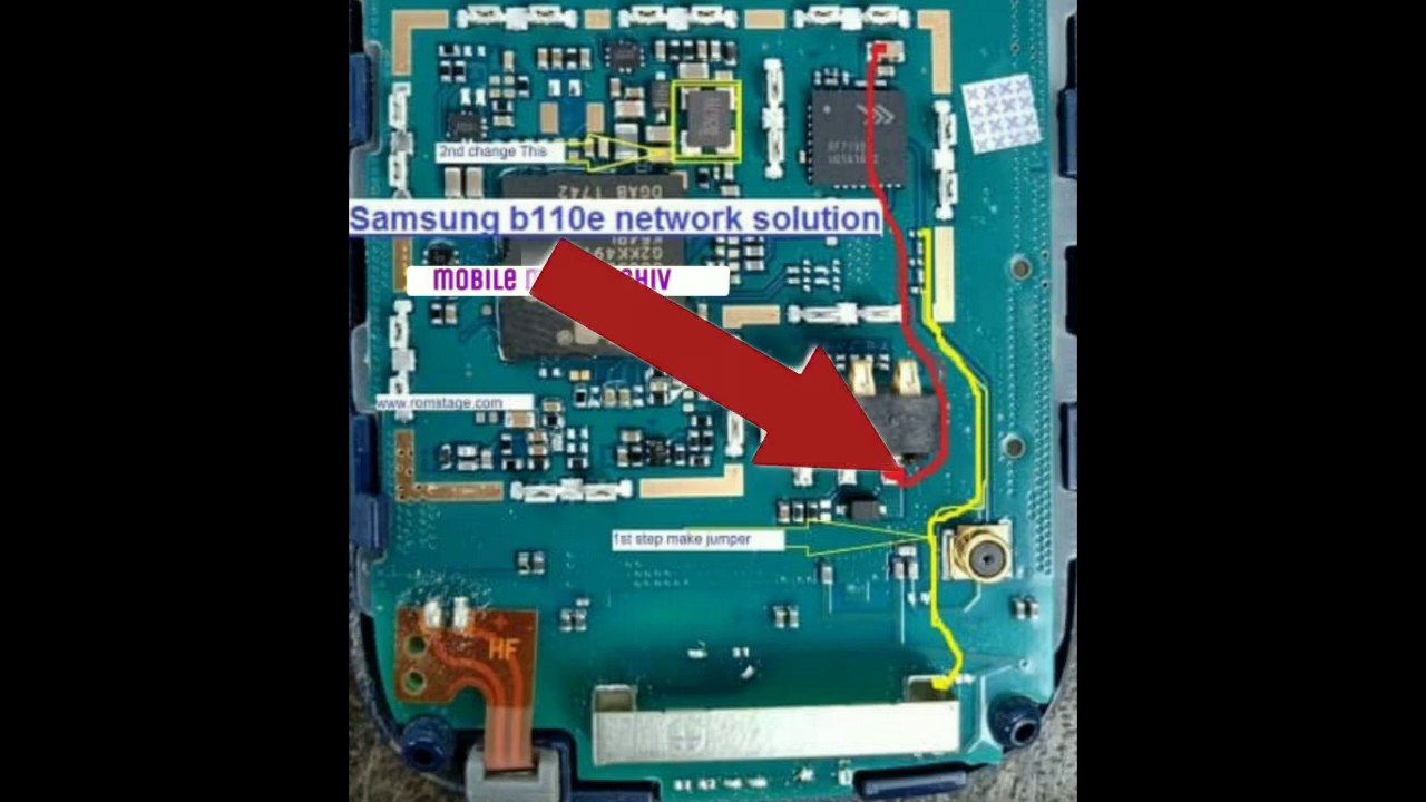 samsung b110e network problem - YouTube