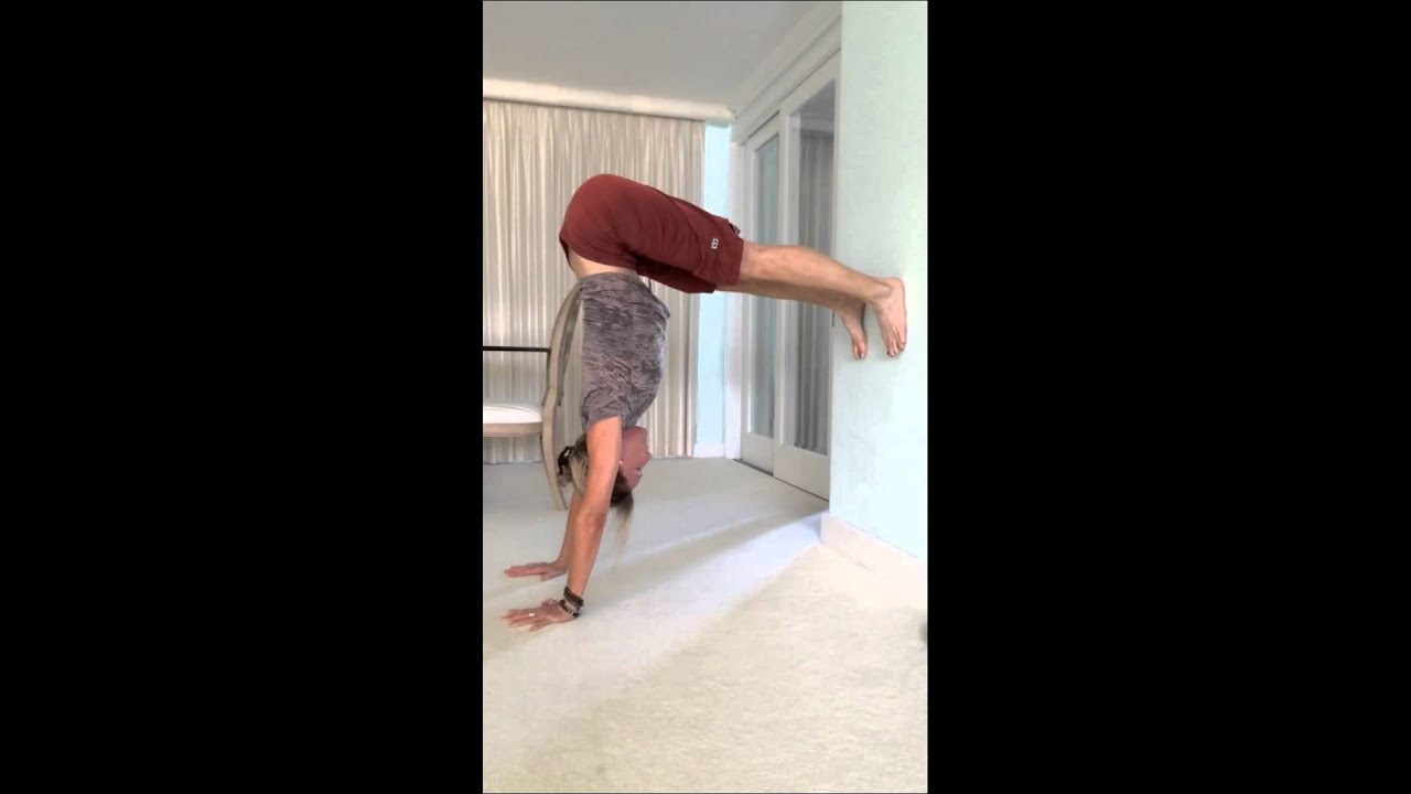 handstand video #2 level 1 - YouTube