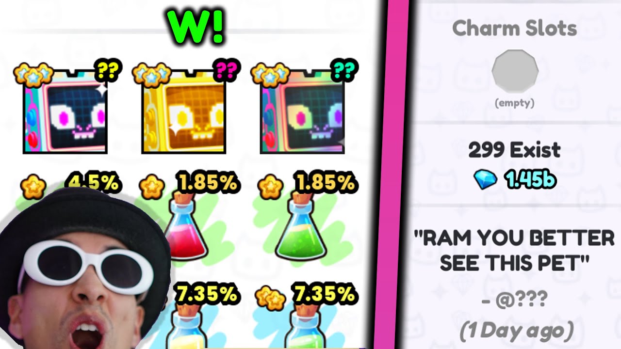 Glitched Gifts Are Cool But Arcade Got New Huge Variants! Pet Sim 99 ...