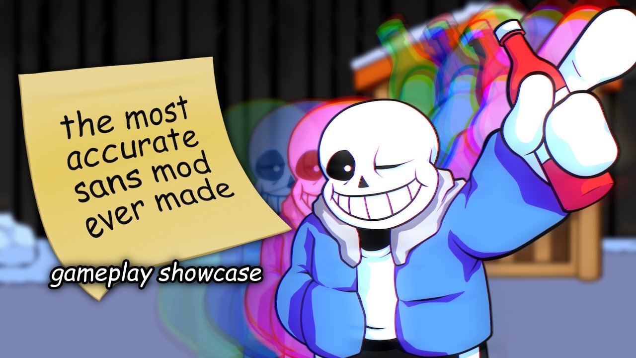 FNF': the most accurate sans mod ever made | Official Gameplay Showcase ...