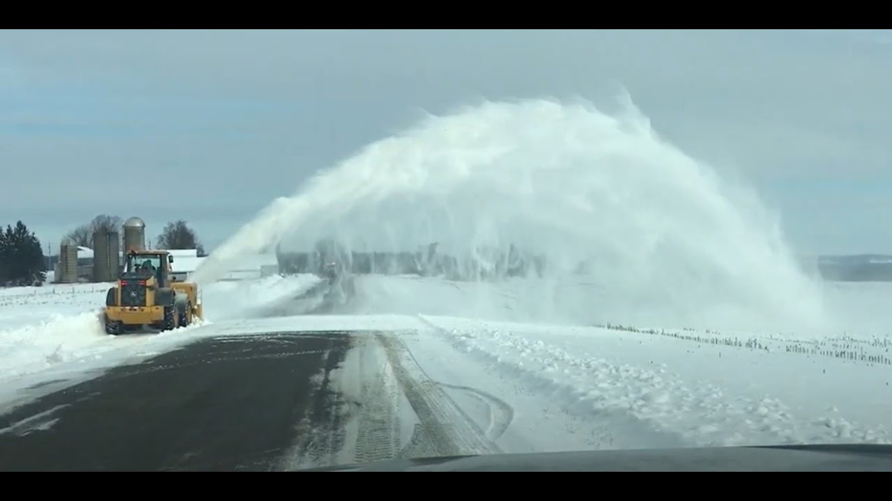 Town of Perry Snow Plowing - YouTube