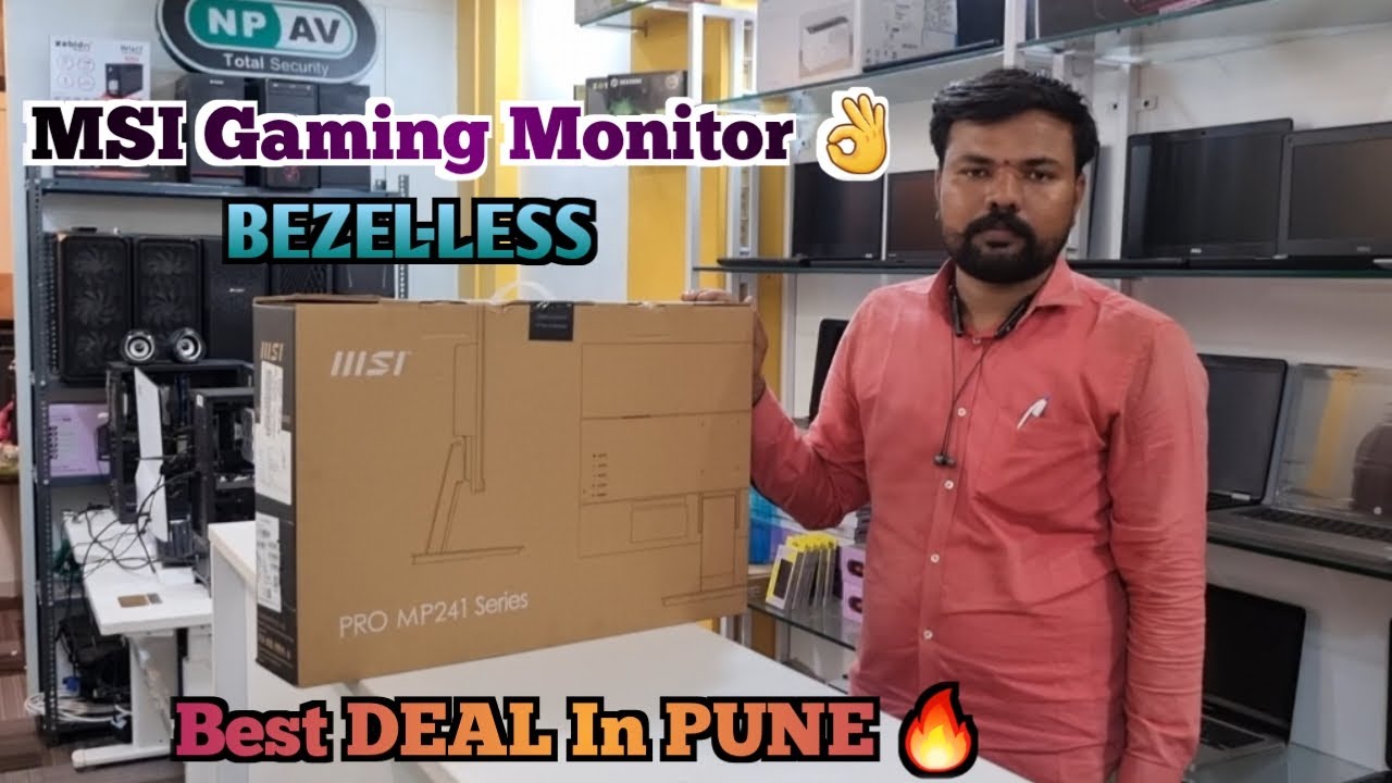 MSI BEZEL-LESS Gaming LED Monitor | MSI 24"MP241X - YouTube