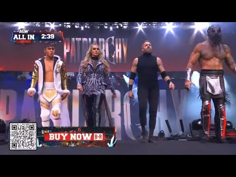THE PATRIARCHY ENTRANCE AEW ALL IN 25/08/24 - YouTube