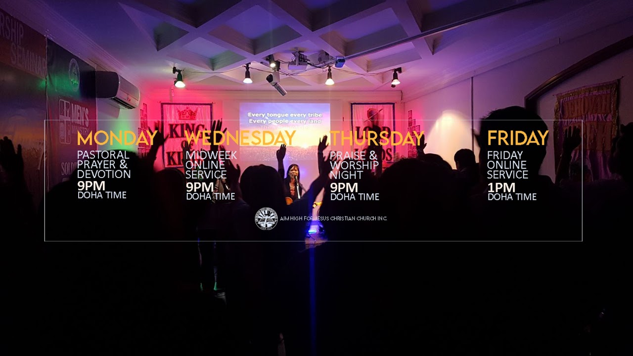 Aim High for Jesus Christian Church Inc. Live Stream - YouTube