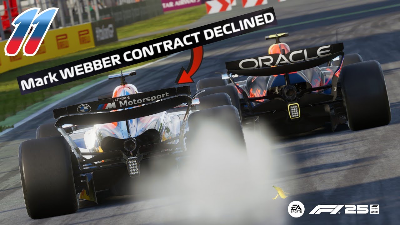 MARK WEBBER DECLINES BMW?! F1 25 MY TEAM CAREER MODE EPISODE 11! - YouTube