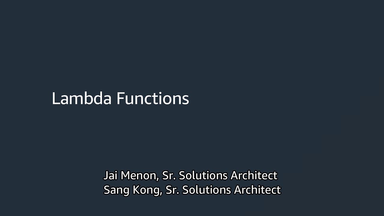 Integrating Salesforce applications with AWS Services: AWS Lambda Function - YouTube