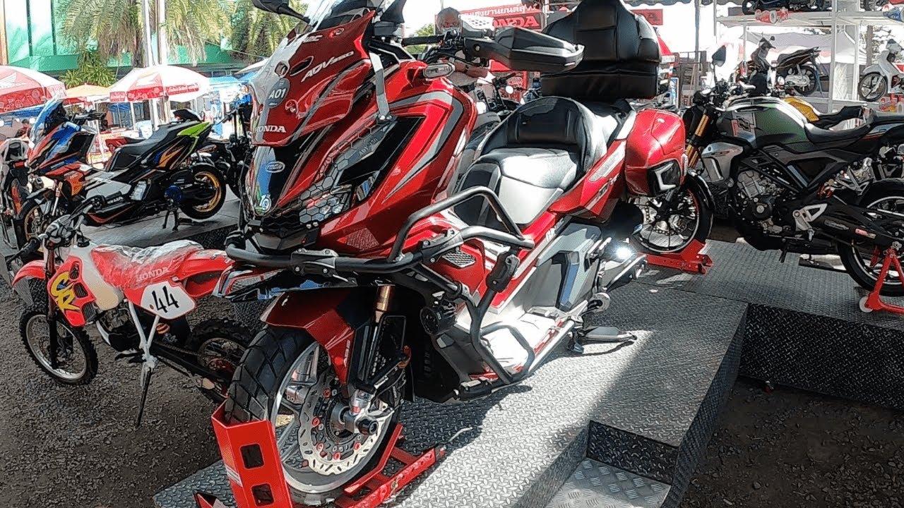 Epic Modified Honda ADV 350 Motorcycles at the fair in Surin, Thailand ...