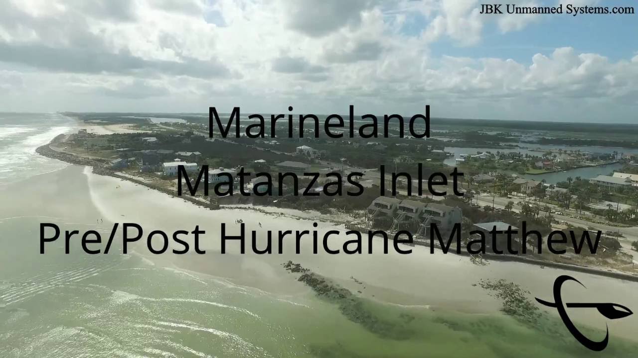 Marineland/Matanzas Inlet Post Hurricane Matthew - YouTube