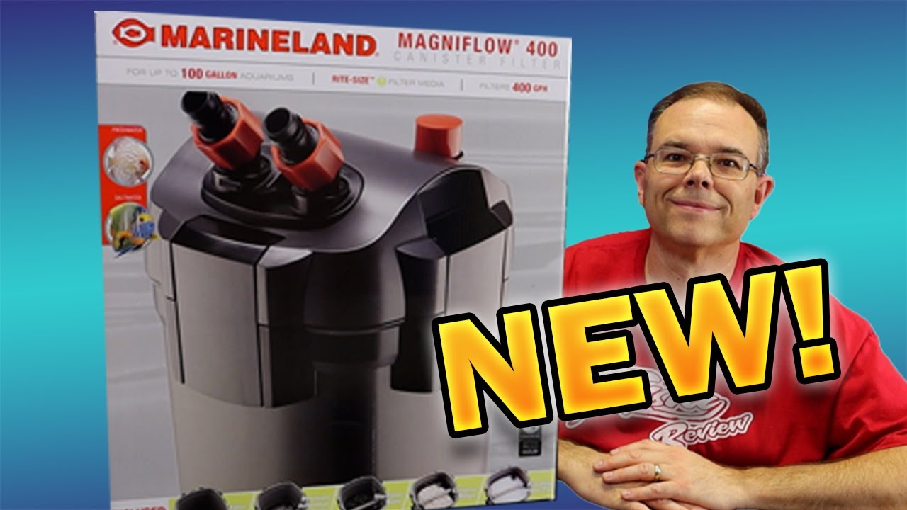 NEW Marineland Magniflow 400 Canister Filter Unboxing, Setup, & Review ...
