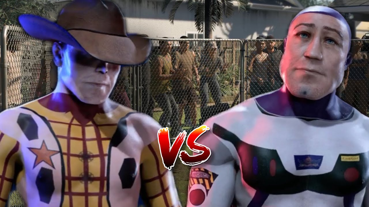Woody vs. Buzz Lightyear - EA Sports UFC 5 - Backyard Fight 🥑 - YouTube