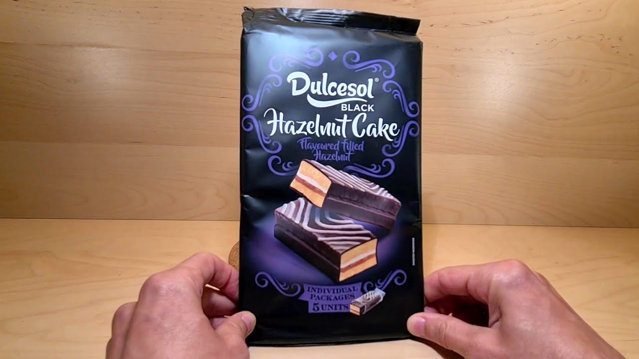 Dulcesol Black Hazelnut Cake - Random Reviews - YouTube