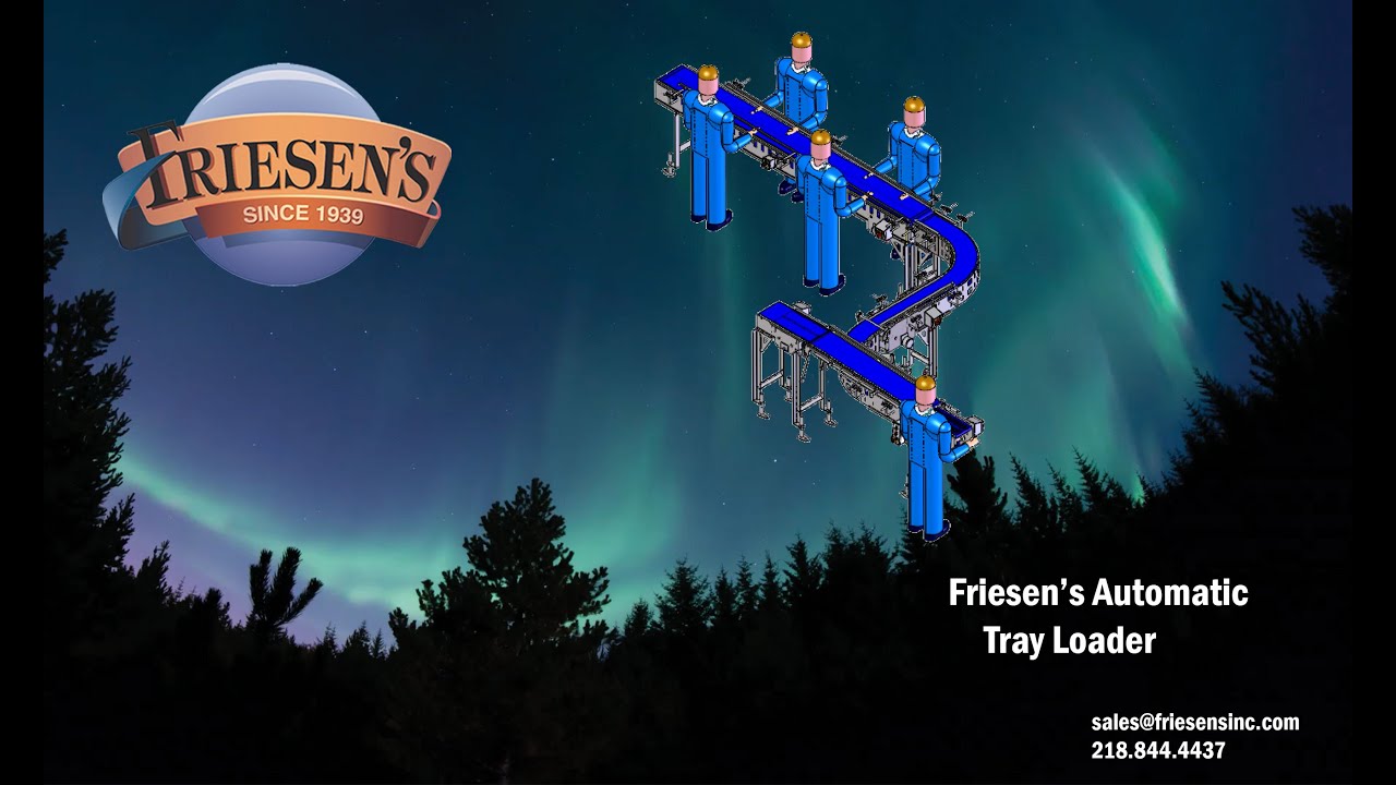 A Custom Friesen's Solution to Auto Tray Loading. - YouTube