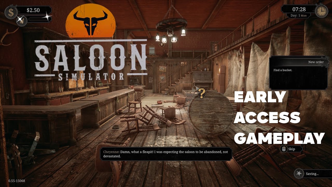 Saloon Simulator - Early Access Gameplay - YouTube