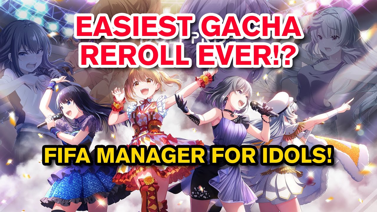 IDOLY PRIDE FIRST LOOK! Idols Management Gameplay & Reroll Details! Less Than 1 Minute to Reroll ...