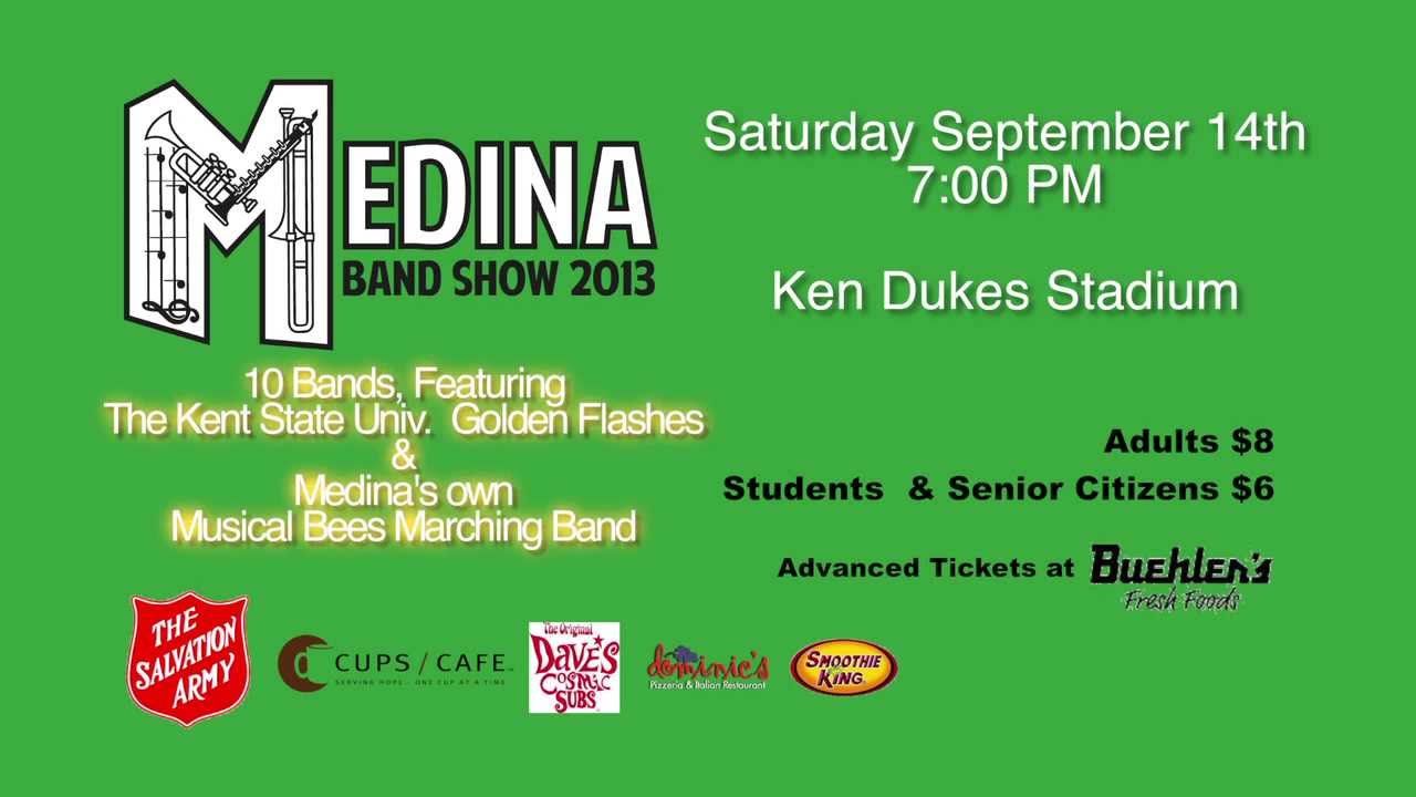 2013 Medina Band Show Promo - YouTube