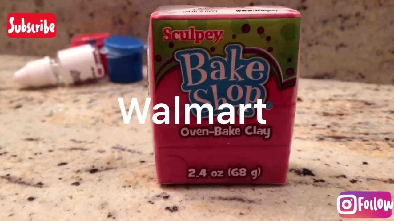 Bake Shop Clay Test For Valentine Slime ️ - YouTube