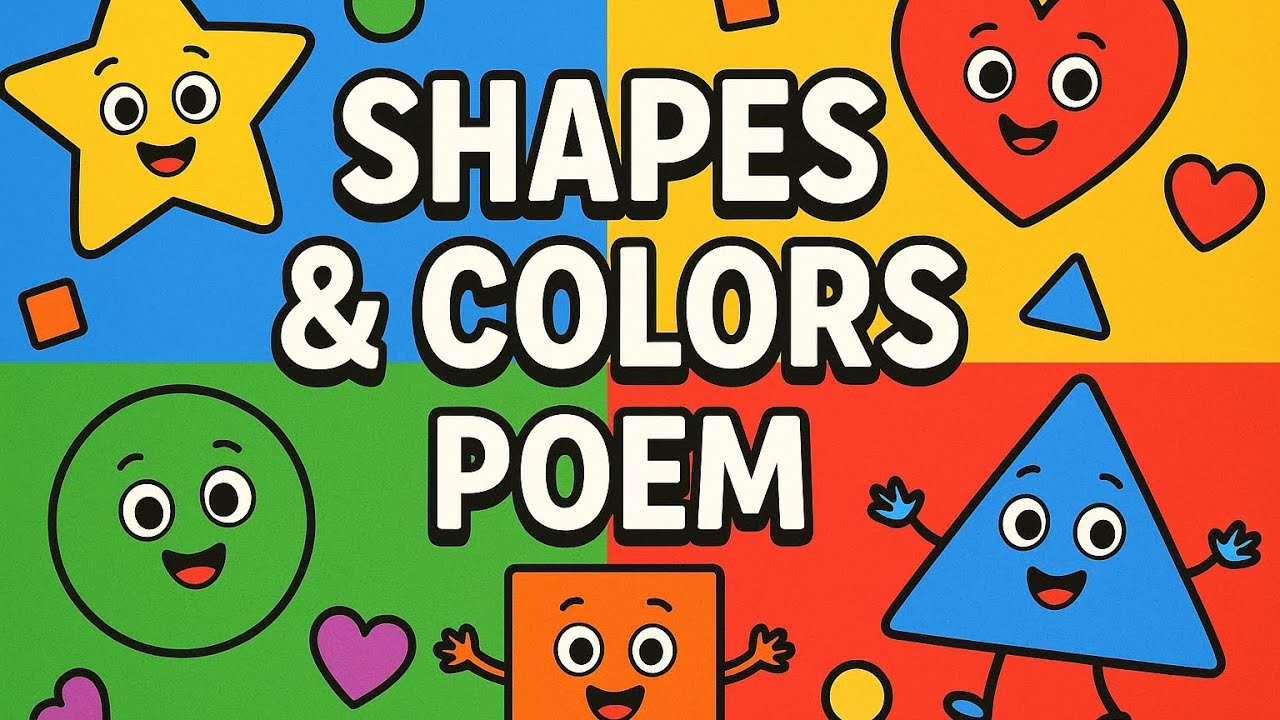🎨 “Magical Shapes & Colors Poem | Fun Learning for Kids | Learn Shapes ...