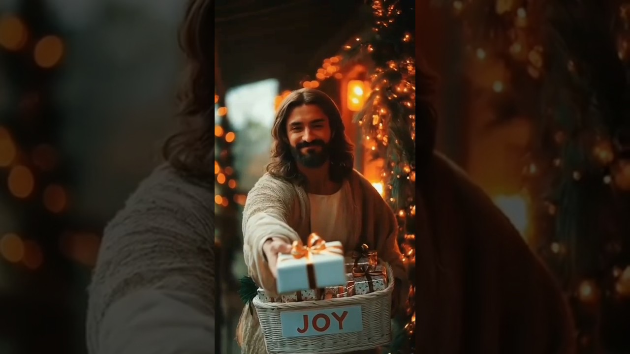 Merry Christmas |Jesus giving out gifts to all ️ #shorts - YouTube