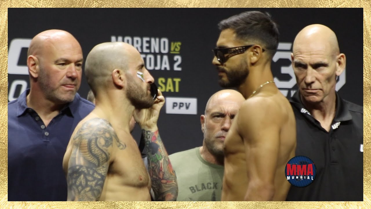 UFC 290 Main Event Ceremonial Weigh-in: Alexander Volkanovski vs Yair ...