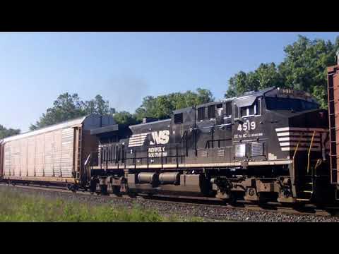 NS 121 @ LOGANSPORT, IN 5 30 24 NS 8070 NS 4058 NS 4519DPU - YouTube