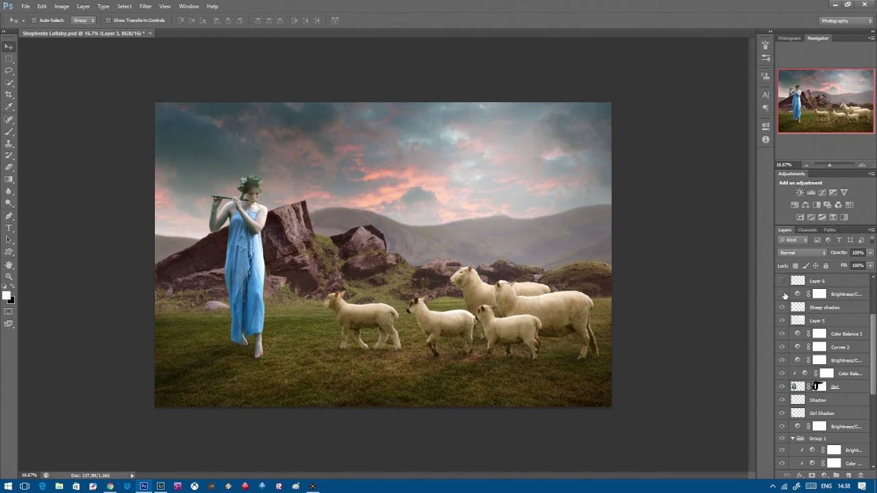 Photoshop Composite Tutorial - YouTube