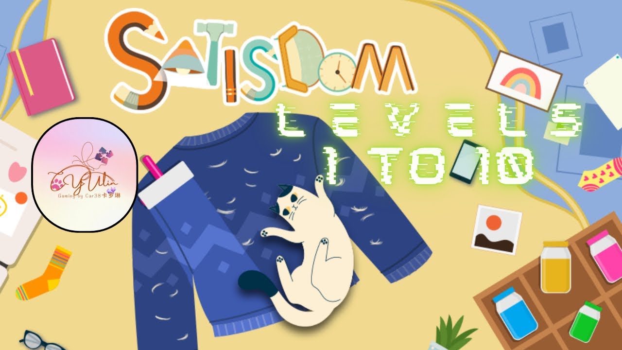 Playing Satisdom: Levels 1-10! The Ultimate Satisfaction Challenge! 😍🎮 ...