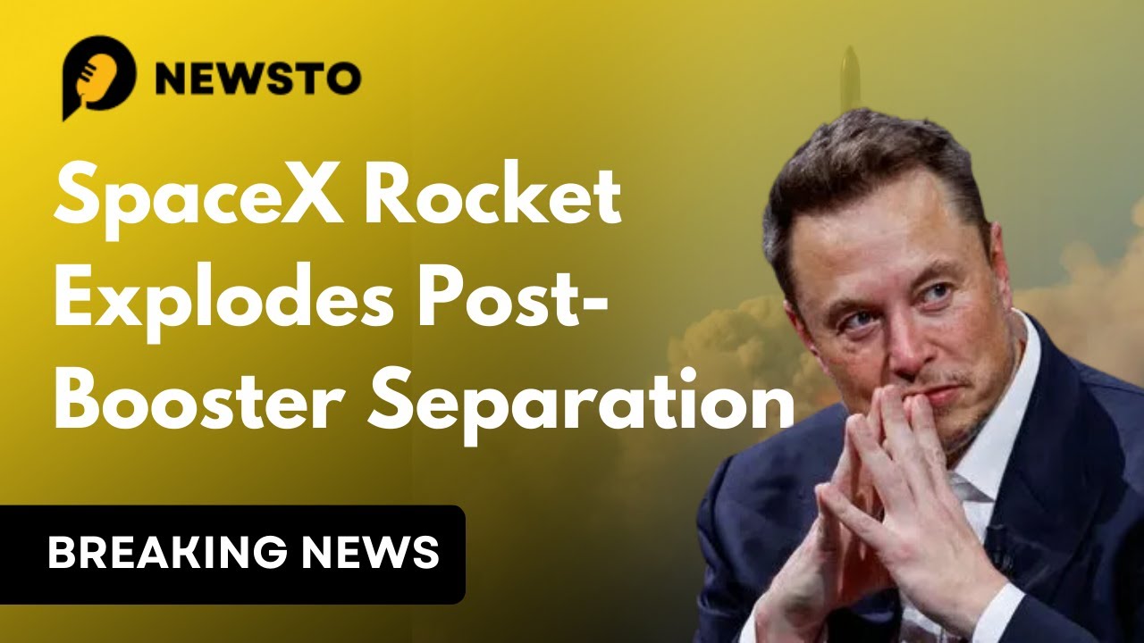 SpaceX Rocket Explodes Post-Booster Separation. - YouTube