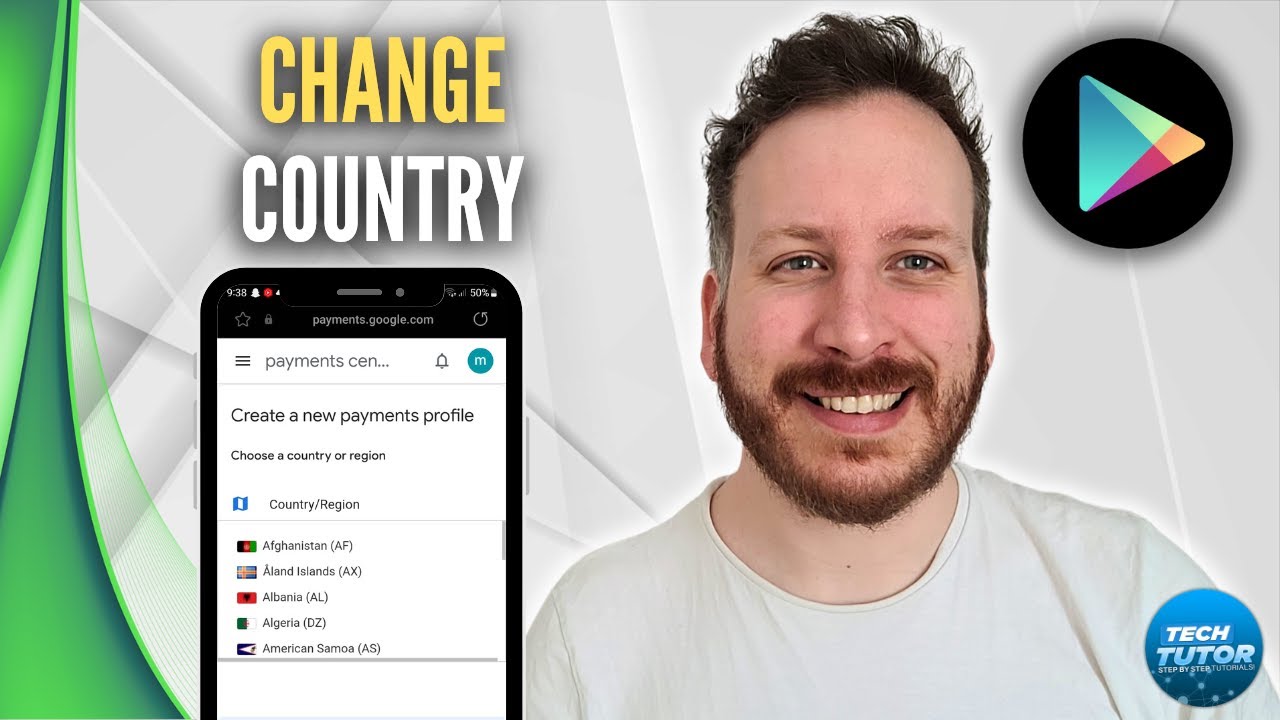 How To Change Google Play Store Country - YouTube