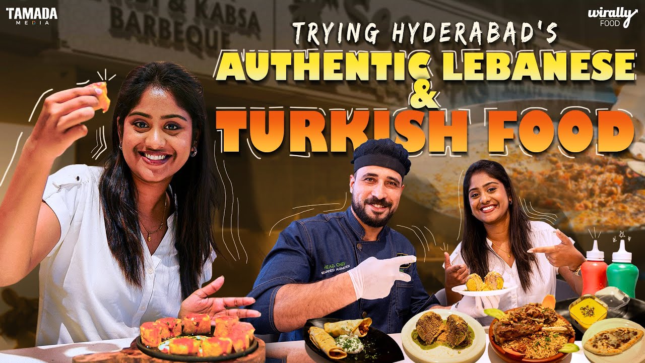 Trying Lebanese and Turkish food || Wirally || | Wirally Food - YouTube