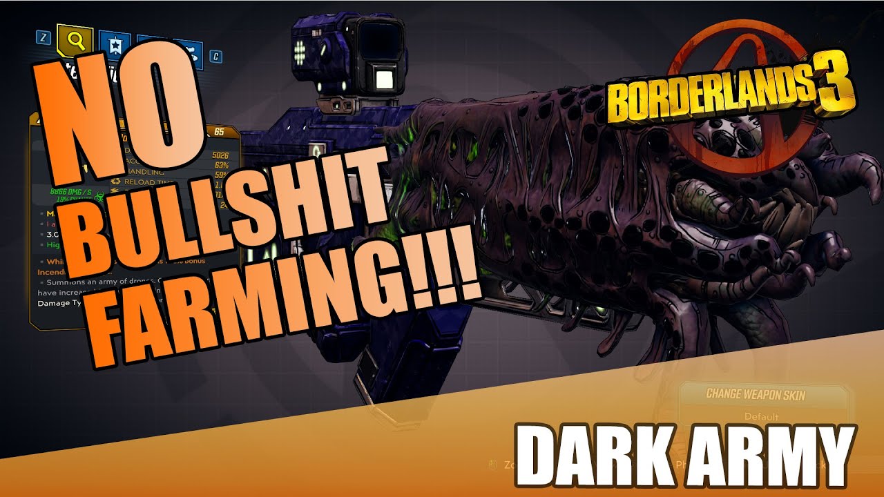 Borderlands 3 | Dark Army Guide | No Bull**** Farming - YouTube
