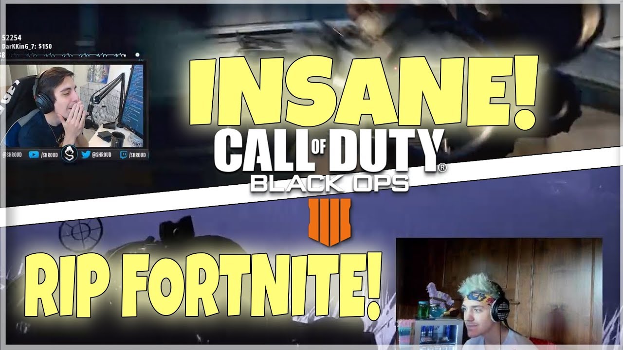 NINJA, SHROUD AND MORE STREAMERS REACT TO THE BLACKOUT TRAILER - Bo4 ...