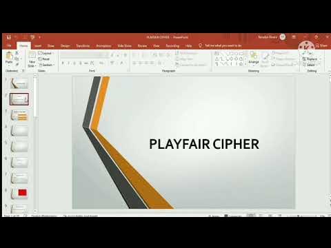 Playfair Cipher Encryption and Decryption - YouTube