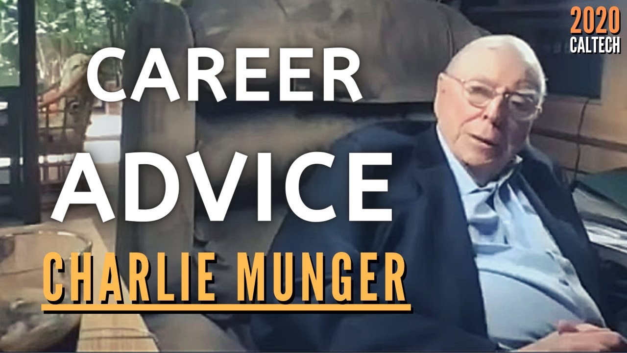 Charlie Munger: a career that's very tough, you're not going to do well ...