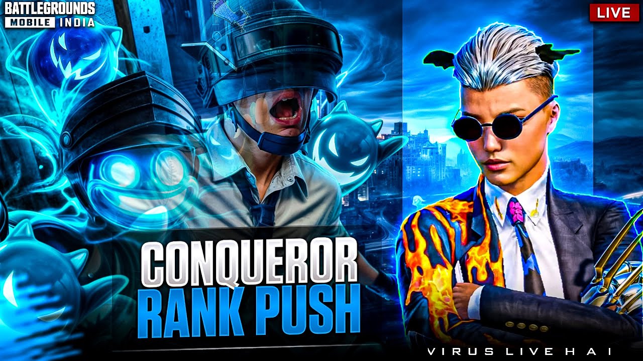 Rank Push From Platinum to Conqueror – BGMI LIVE - YouTube