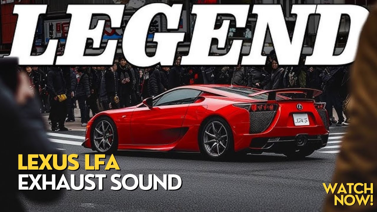 Lexus LFA Exhaust Sound Compilation 2024!! - YouTube