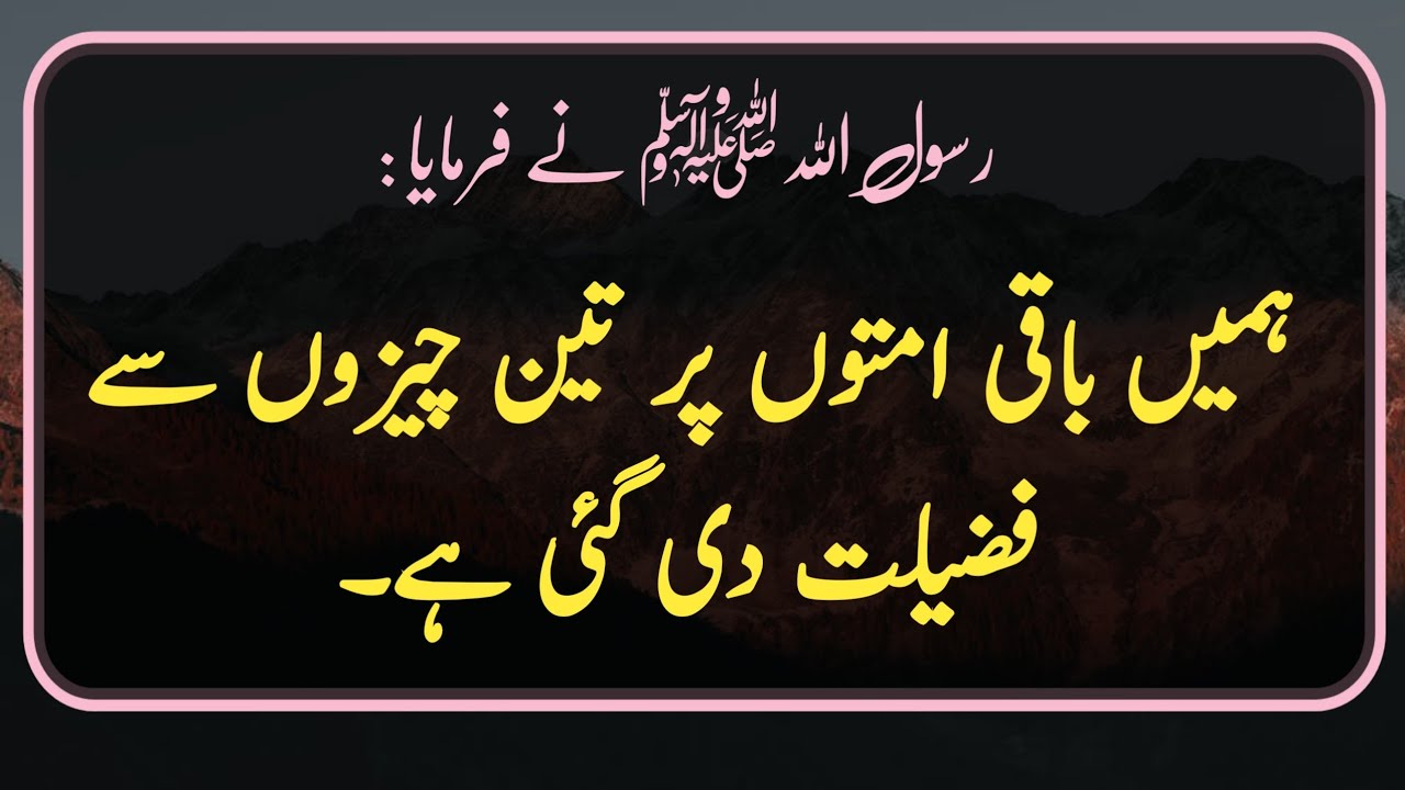 Prophet Muhammad Said || Hadees || Hadith || Hadith of the day ...